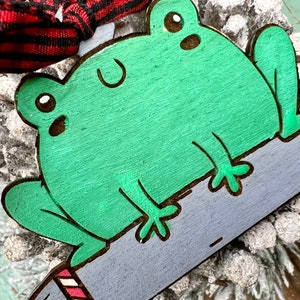 Missletoad Ornament SVG File for Laser Cutters, Glowforge Ready ...