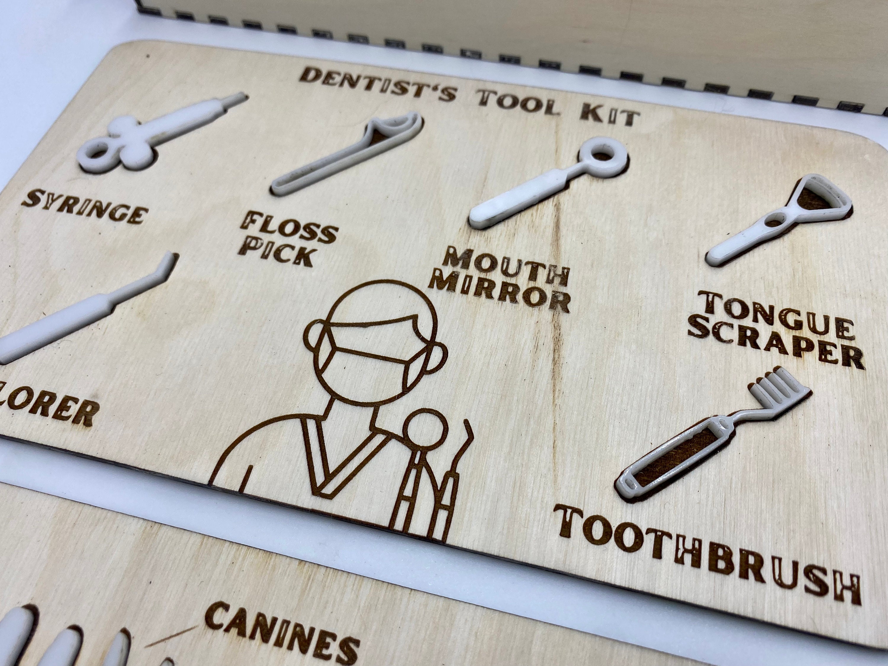Doctor/ Dentist Puzzle SVG File for Glowforge and Laser - Etsy