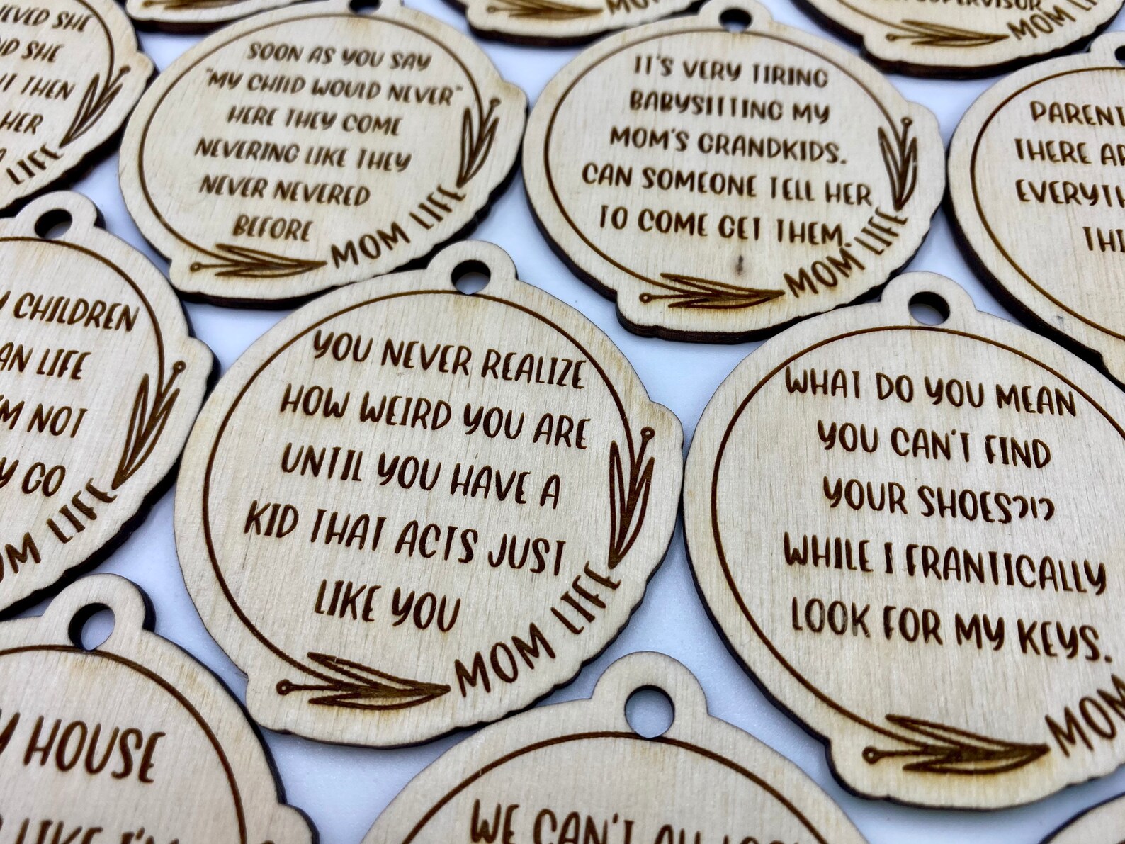 Keychain Bundle SVG File for Glowforge and Laser Cutters 18 - Etsy