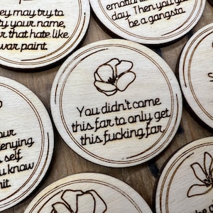 Sweary Affirmation Bundle SVG File for Glowforge and Laser Cutters, 30 ...