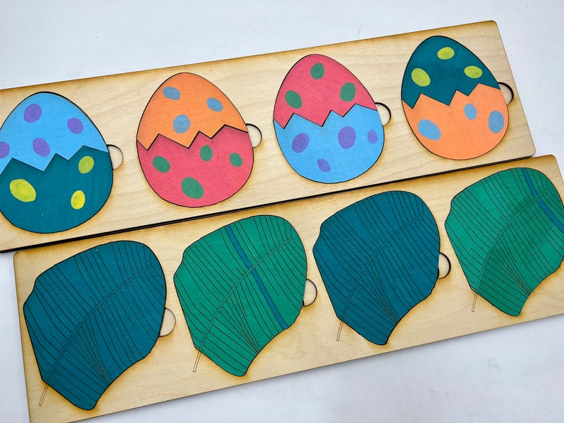 Dinosaur Hidden Puzzle Set SVG File for Laser Cutters, 2 Dino Puzzles ...