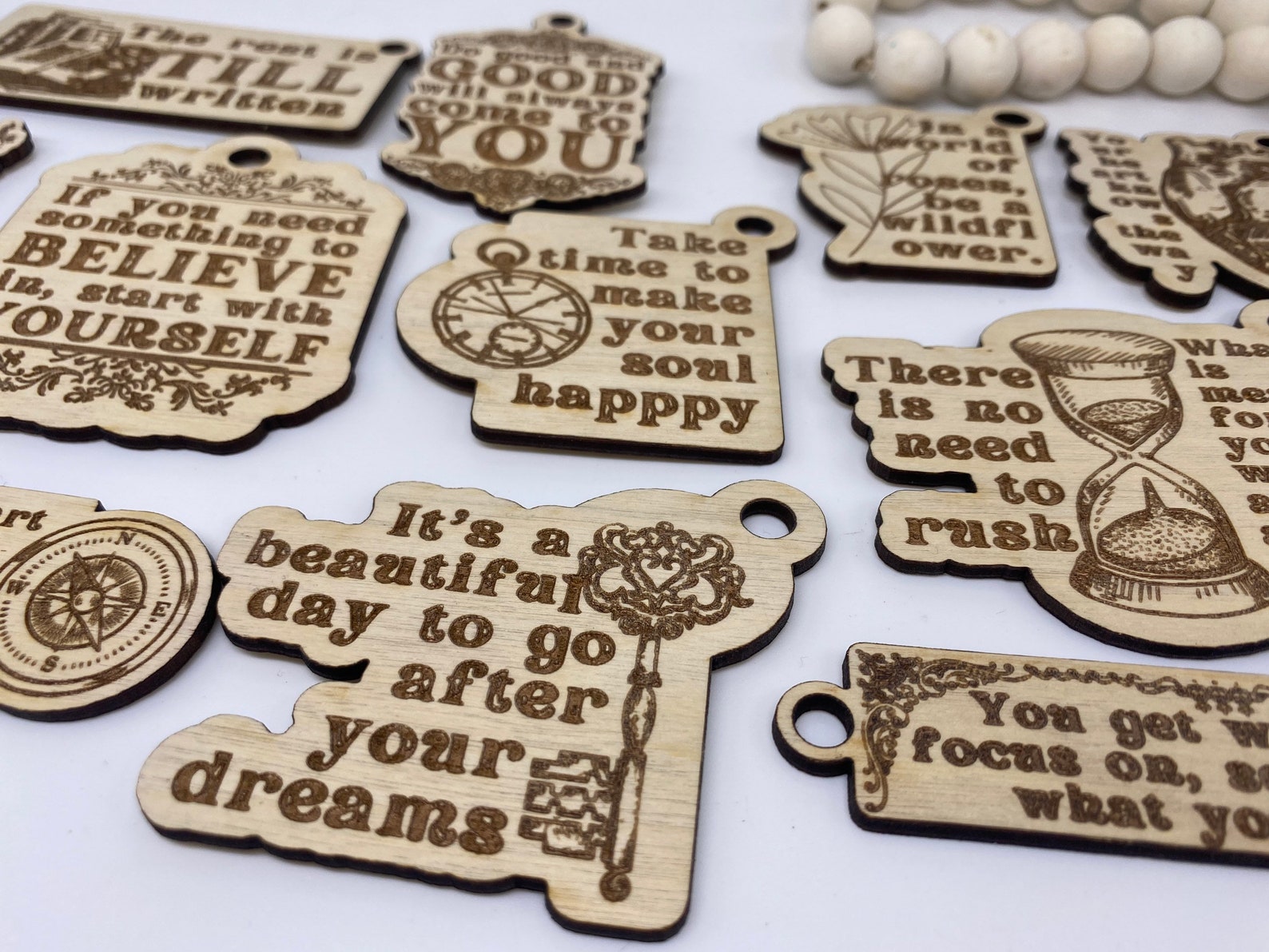 Keychain Bundle SVG File for Glowforge and Laser Cutters - Etsy