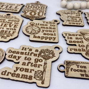 Keychain Bundle SVG File for Glowforge and Laser Cutters, Vintage 12 ...