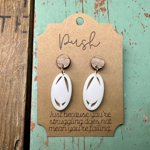 6 Post and Dangle Earring Sets With Earring Cards SVG File for Laser ...