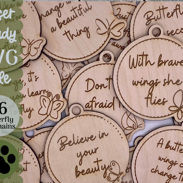 Butterfly Keychain - Etsy