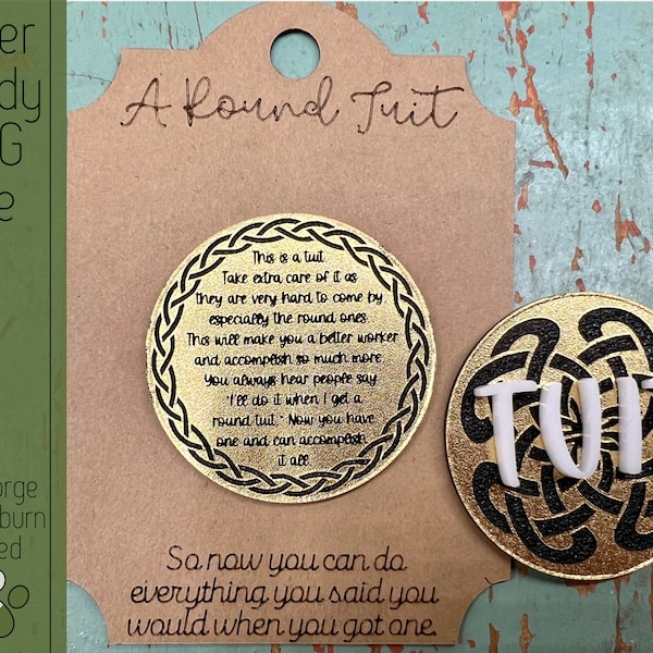 A Round Tuit Svg - Etsy UK