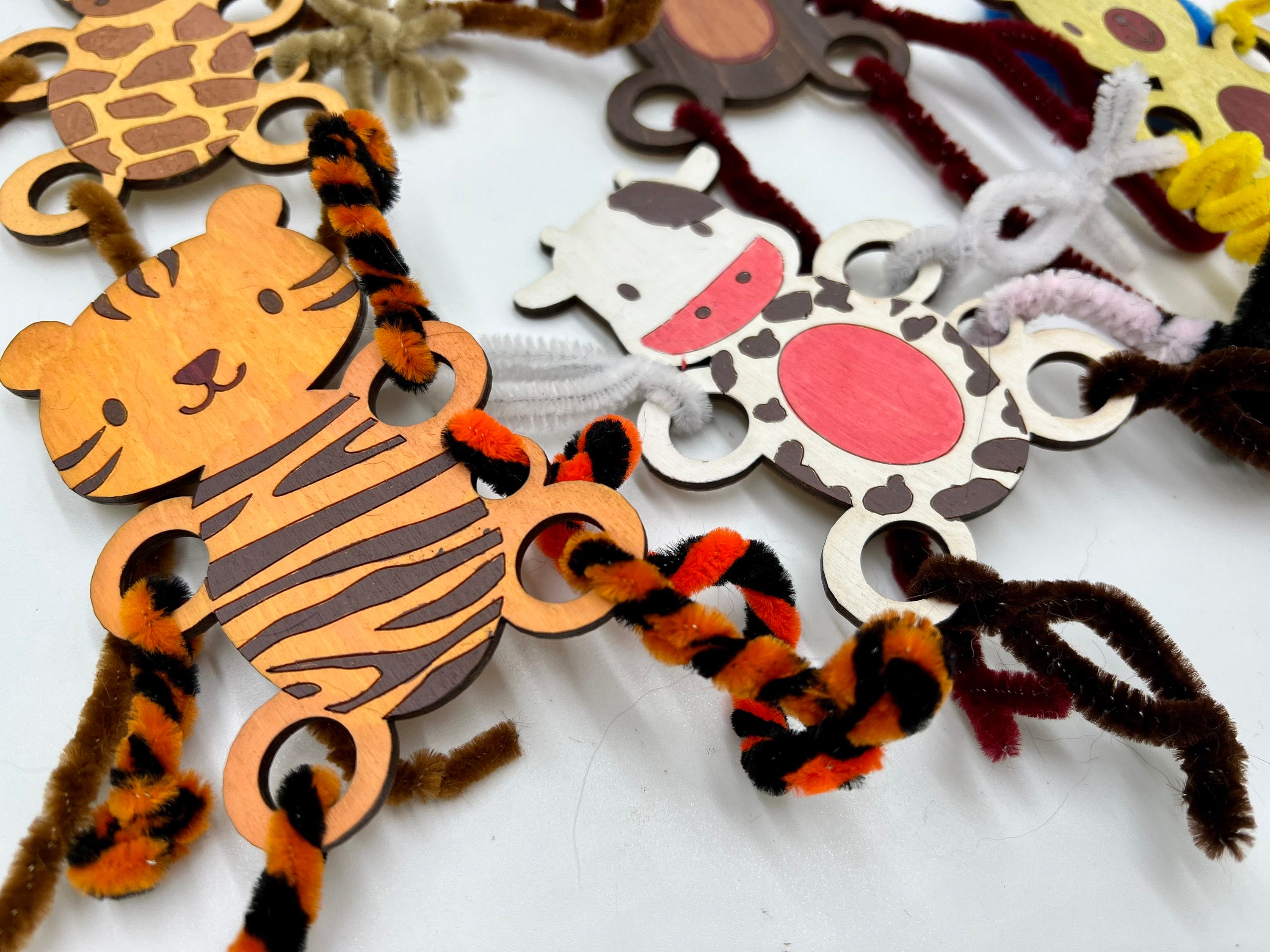 Pipe Cleaner Critters SVG File for Laser Cutters Glowforge - Etsy
