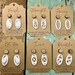 6 Post and Dangle Earring Sets With Earring Cards SVG File for Laser ...