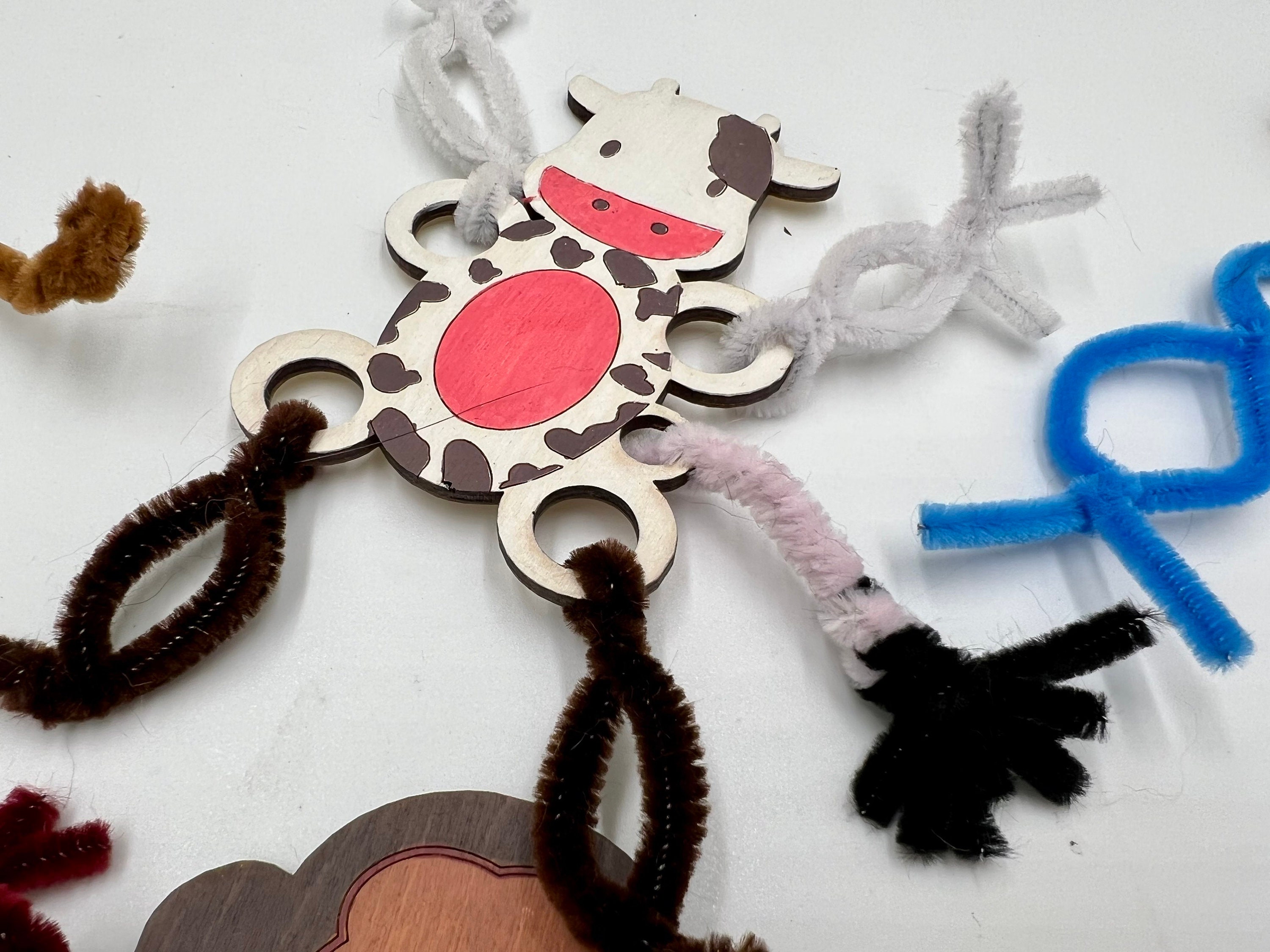 Pipe Cleaner Critters SVG File for Laser Cutters Glowforge - Etsy