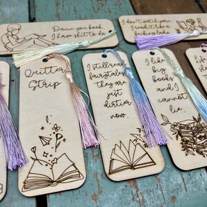 Sweary Bookmark Bundle SVG File for Glowforge and Laser Cutters, 8 ...
