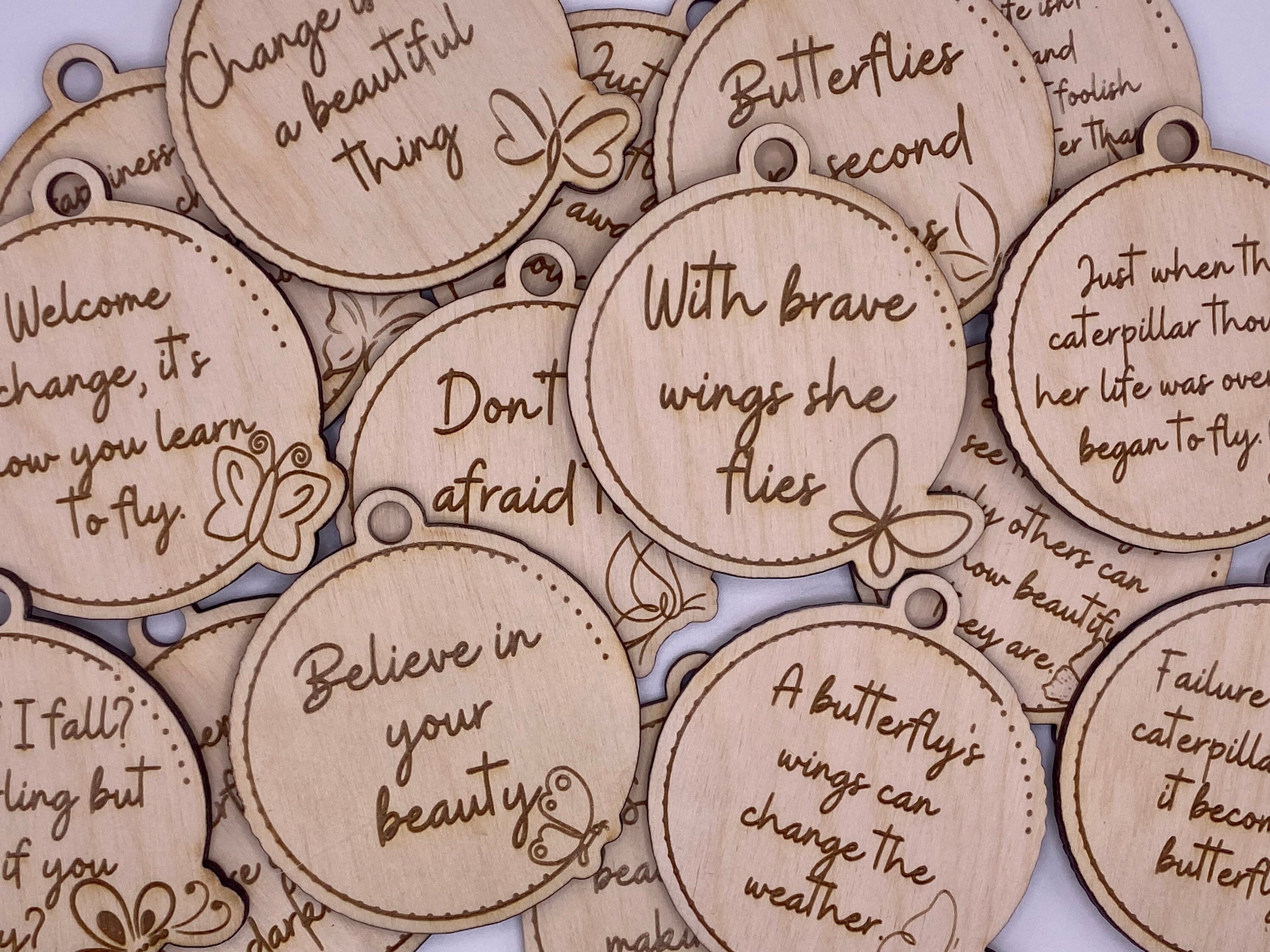 Keychain Bundle SVG File for Glowforge and Laser Cutters - Etsy