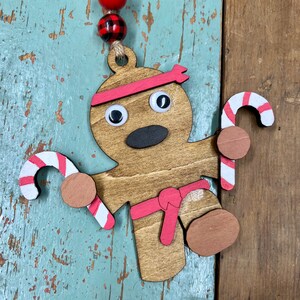 Ninjabread Man DIY Ornament SVG File for Laser Cutters, Glowforge Ready ...