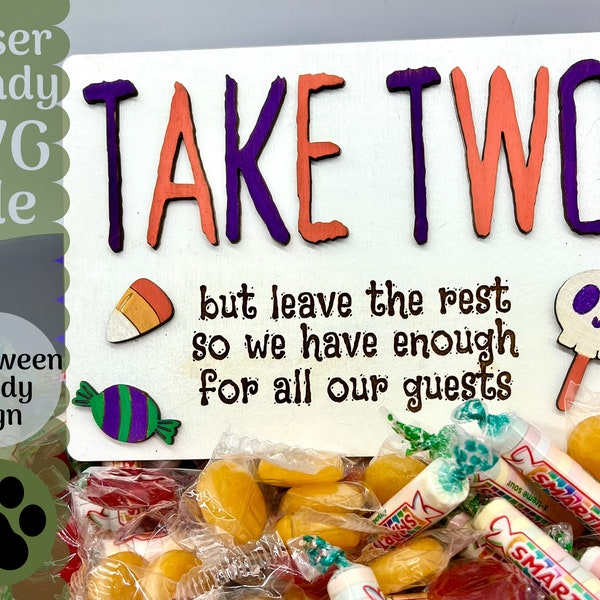 Halloween Candy Sign - Etsy