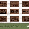 9 Hat Patch Dad Design Bundle SVG File Laser, Engrave File for Premade ...