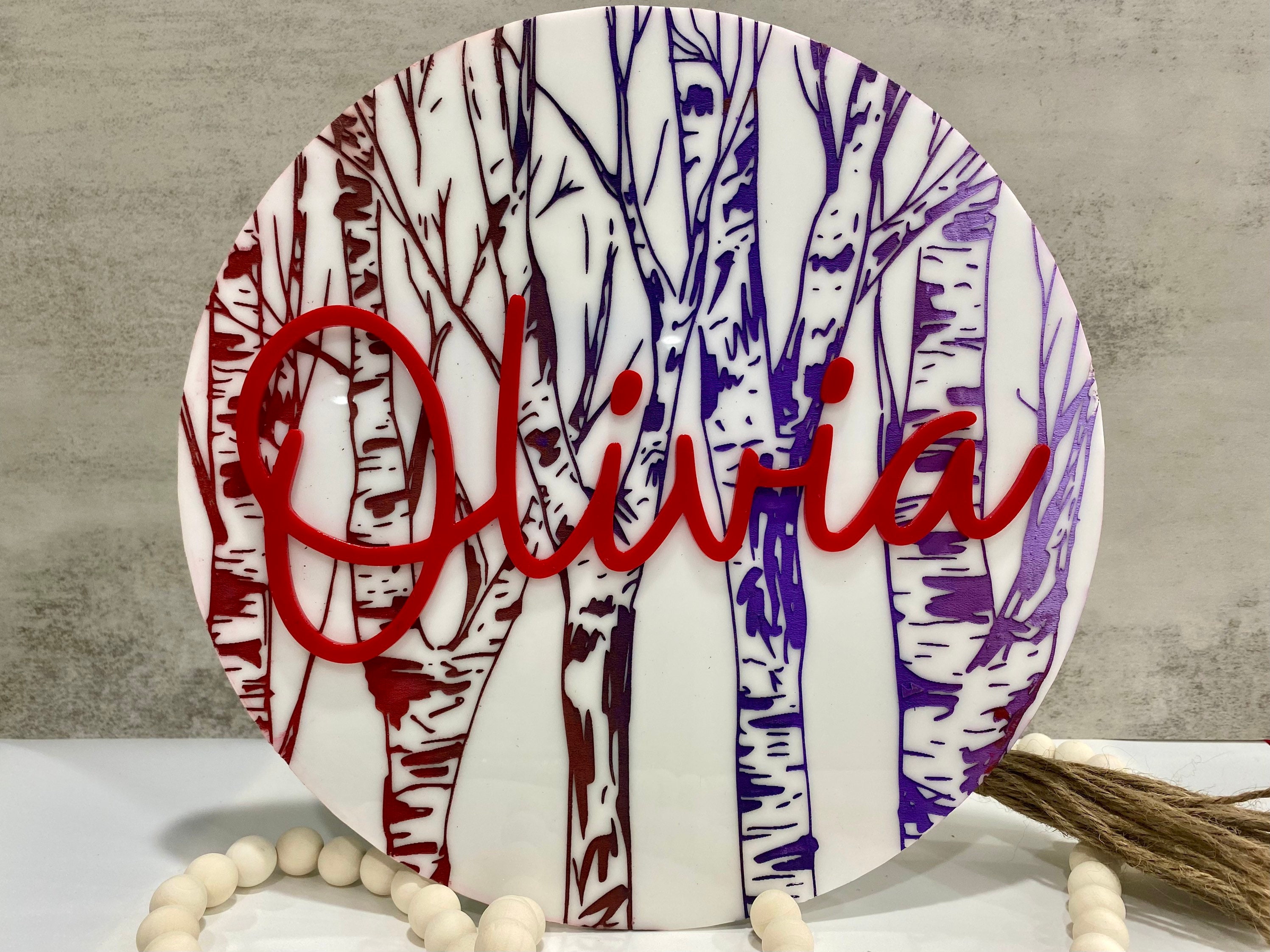 Sign SVG File for Glowforge and Laser Cutters Plaque With | Etsy