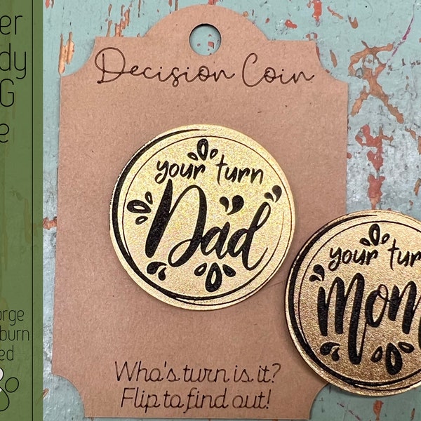 Decision Coin Svg - Etsy