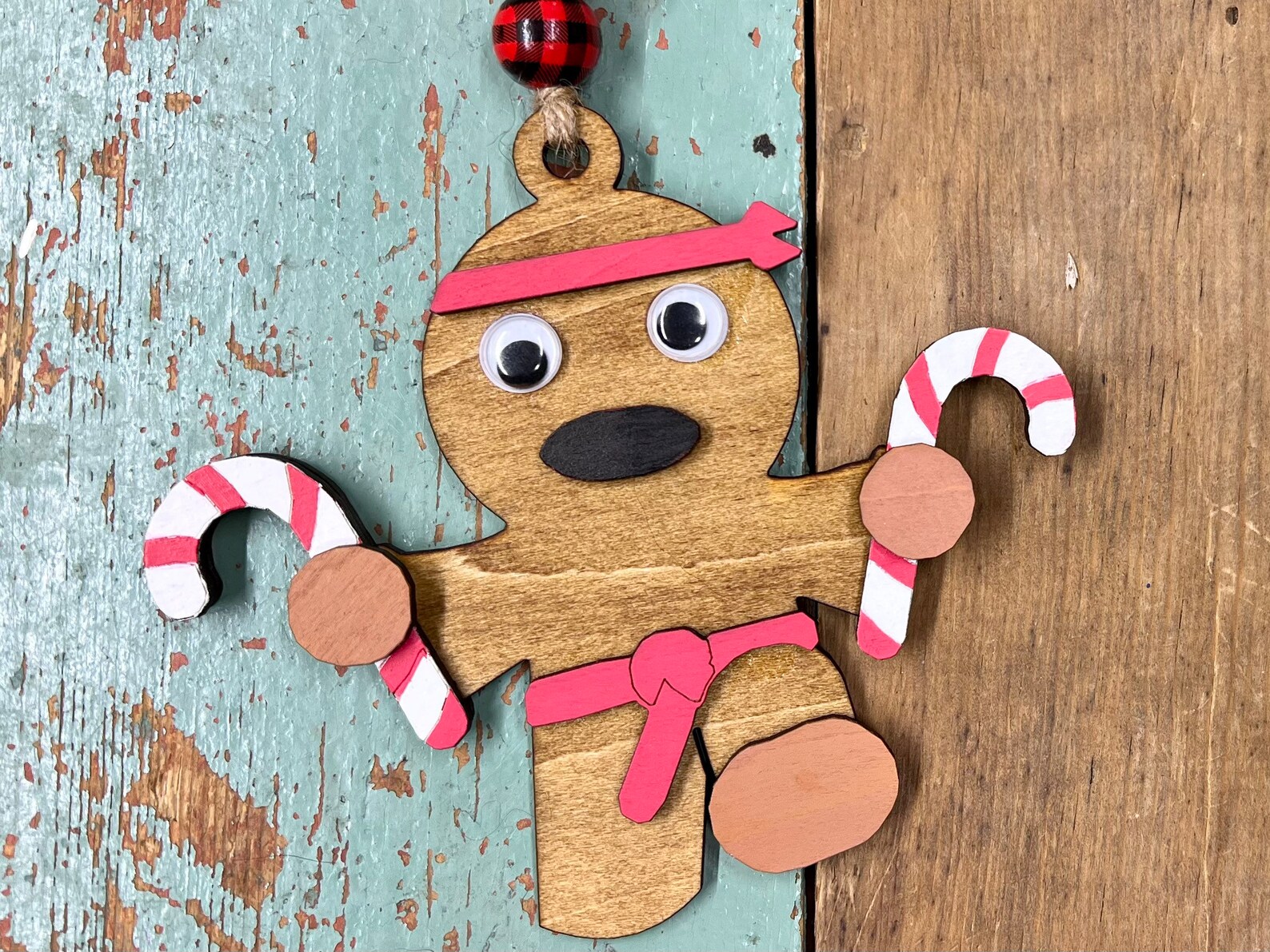 Ninjabread Man DIY Ornament SVG File for Laser Cutters - Etsy