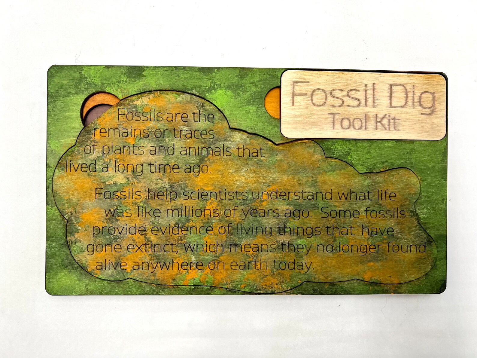 Dinosaur Dig Fossil Layered Puzzle SVG for Glowforge and Laser - Etsy