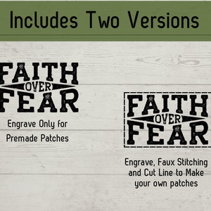 9 Hat Patch Faith Design Bundle SVG File Laser, Engrave File for ...