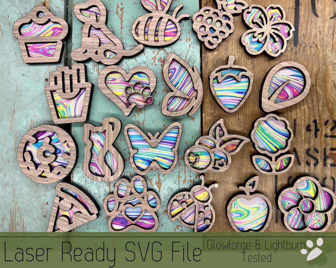 20 Shaped Car Vent Clip Diffuser Design Bundle SVG File Laser, Includes ...