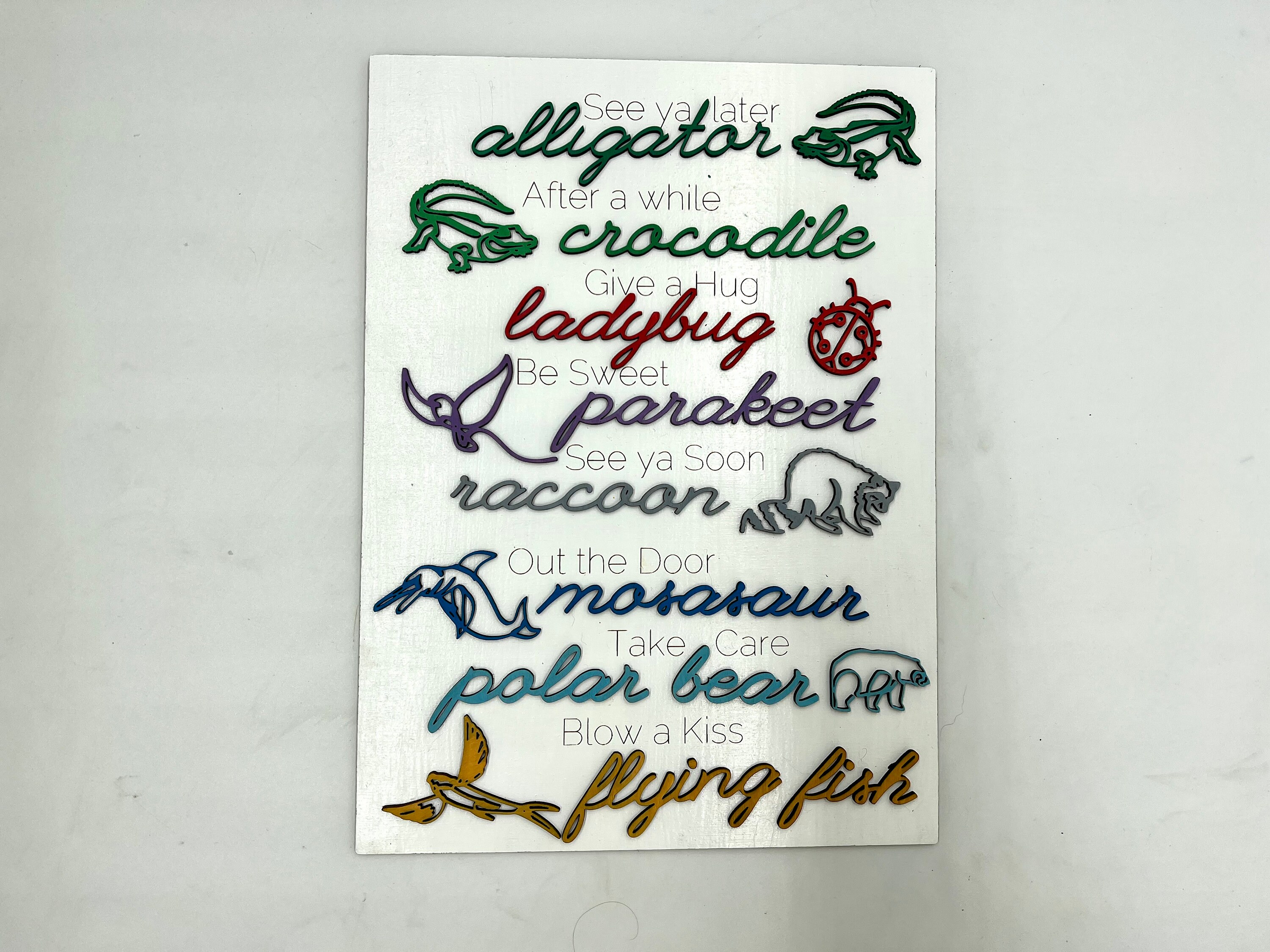 See Ya Sign for Kids Room Classroom SVG File for Laser - Etsy