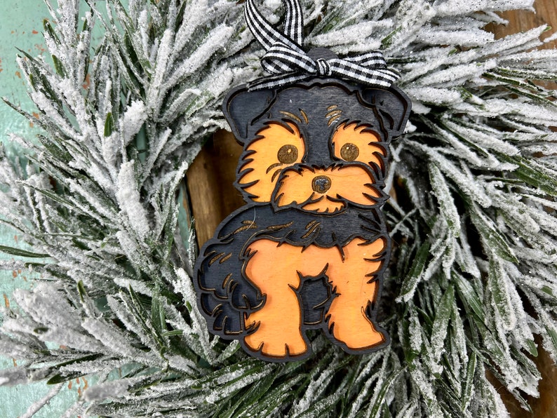 Yorkshire Terrier Yorkie Ornament SVG File for Laser Cutters - Etsy