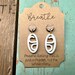 6 Post and Dangle Earring Sets With Earring Cards SVG File for Laser ...