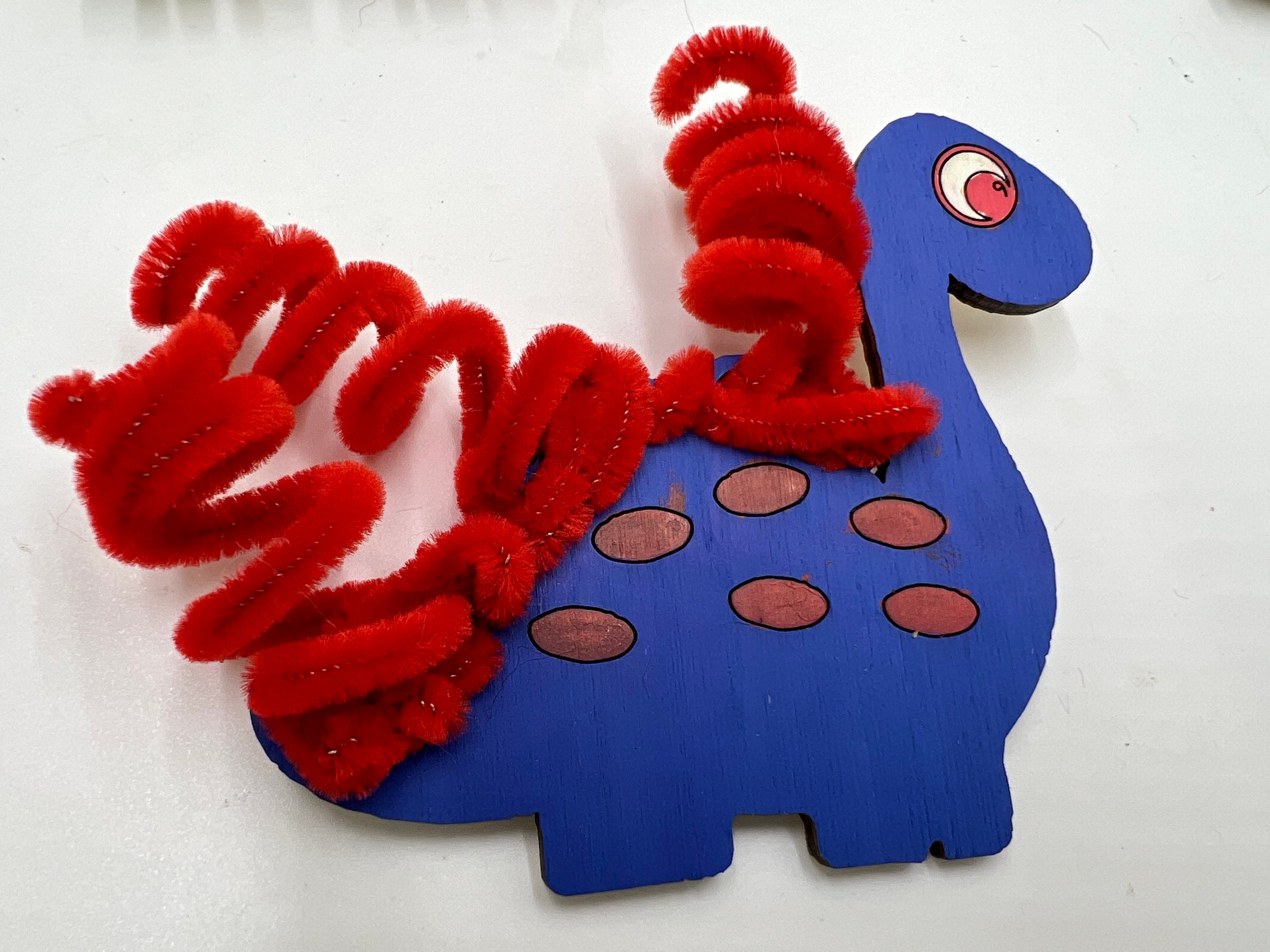 Pipe Cleaner Dinos SVG File for Laser Cutters Dinosaur - Etsy Australia