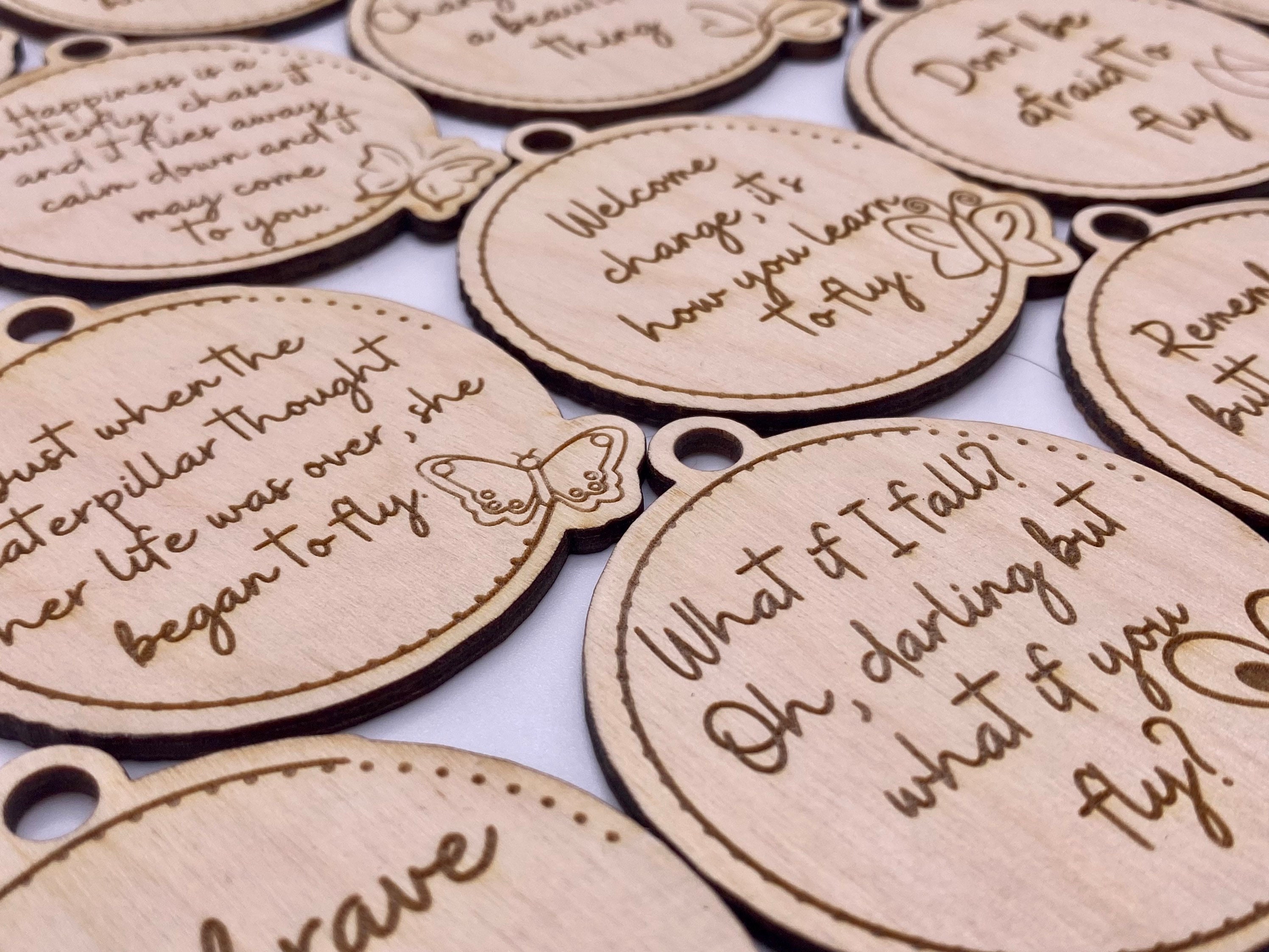 Keychain Bundle SVG File for Glowforge and Laser Cutters - Etsy