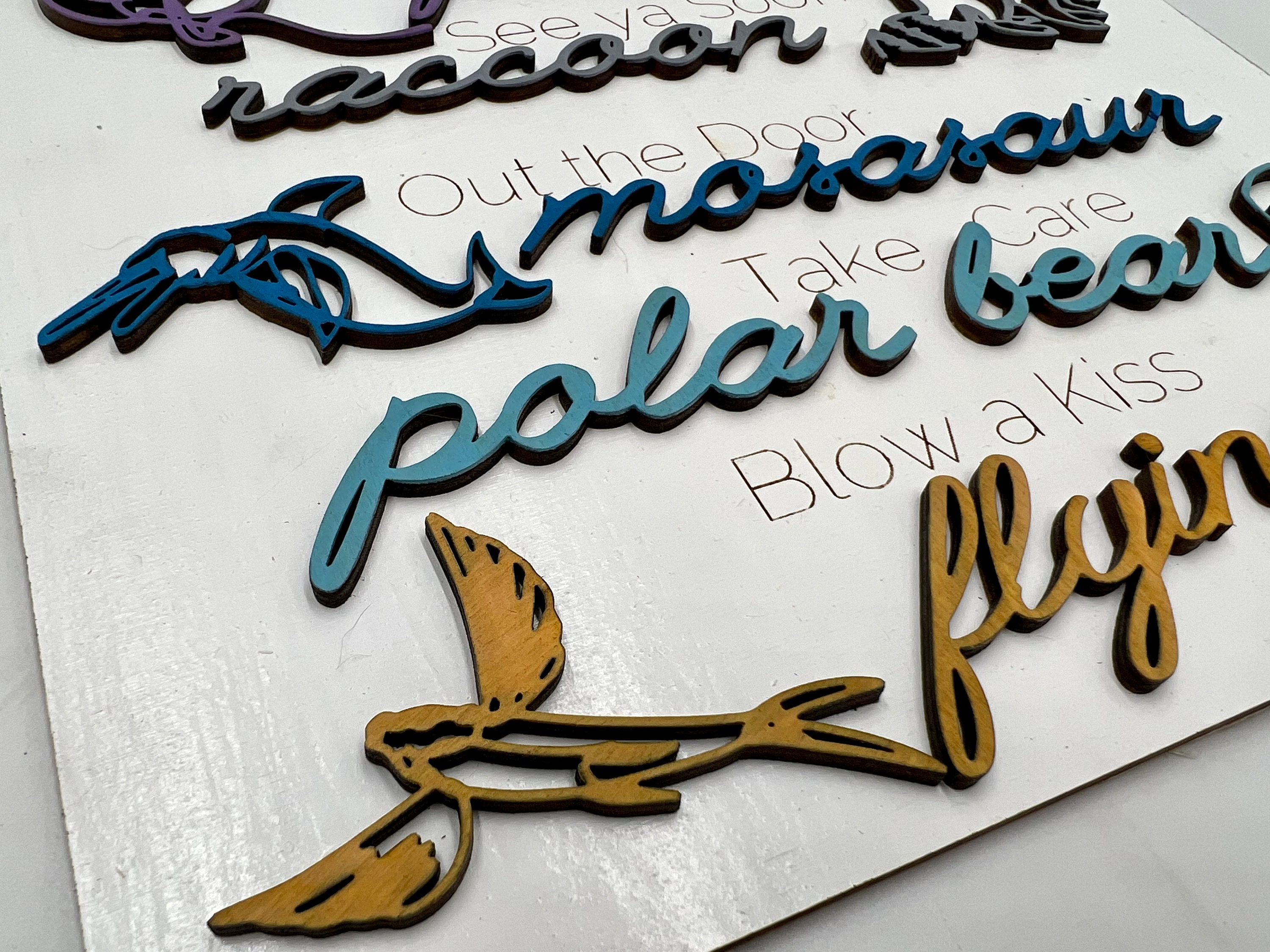 See Ya Sign for Kids Room Classroom SVG File for Laser - Etsy