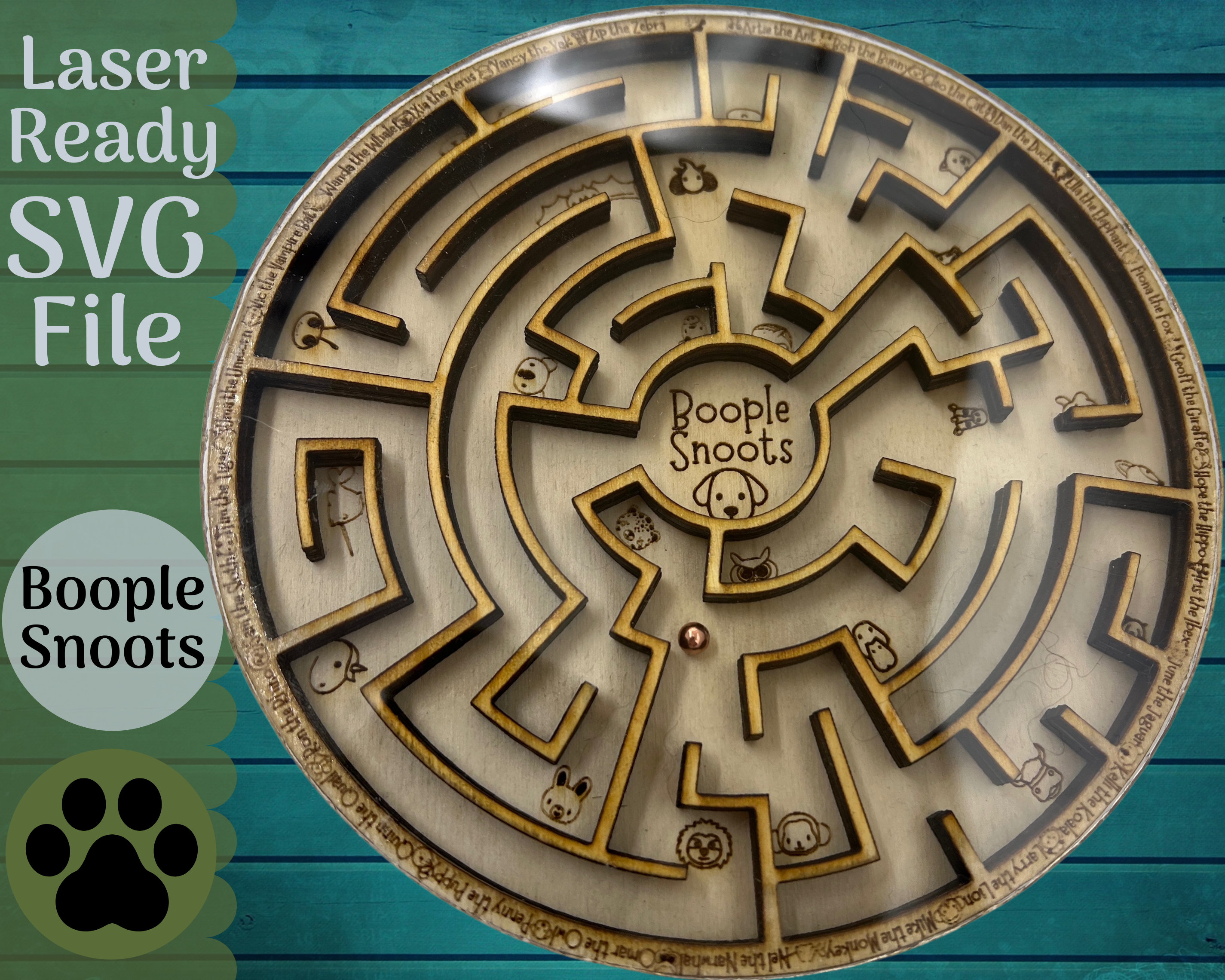 Boople Snoots Toy for Kids SVG, Laser Ready Kid Project Idea, Fun ...