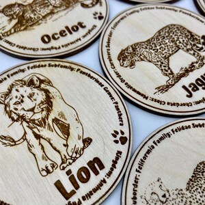 Feline/ Canine Species Coins Bundle SVG File for Glowforge and Laser ...