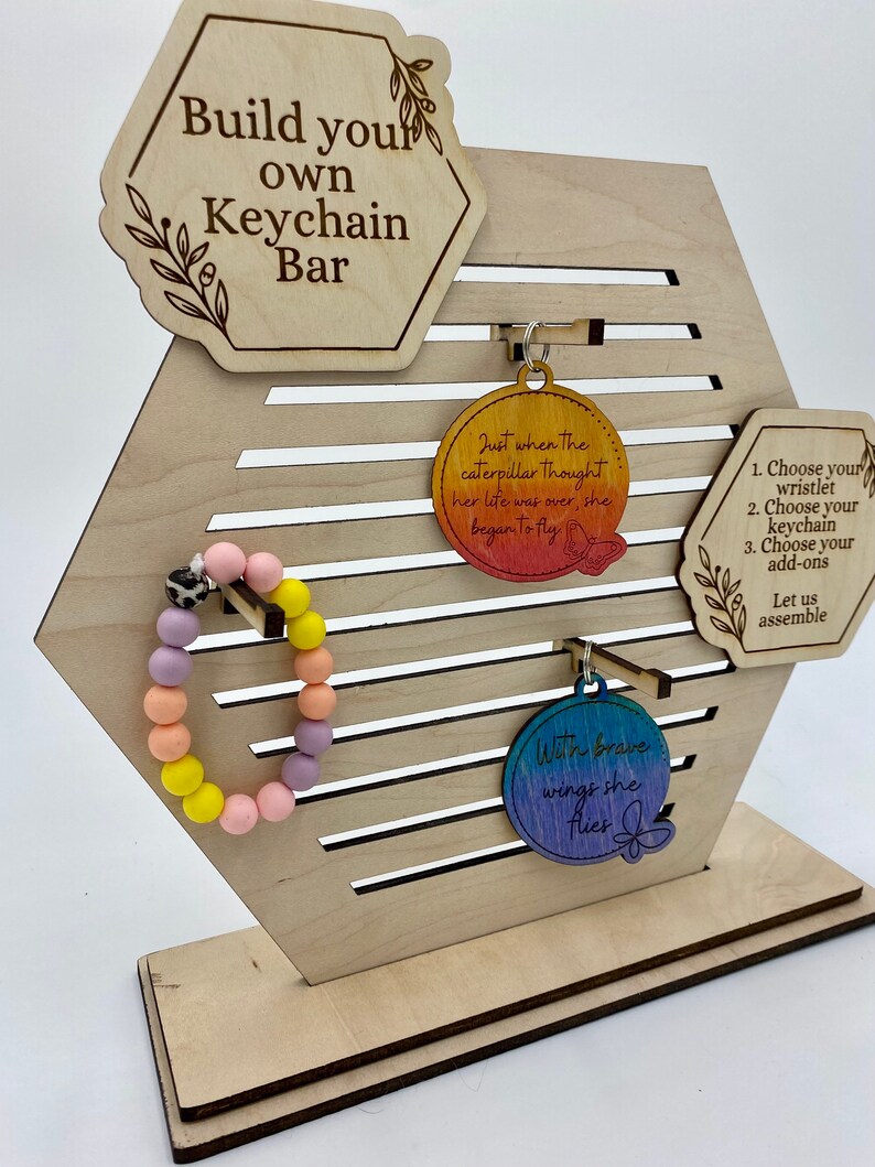 Keychain Display SVG File for Glowforge and Laser Cutters - Etsy