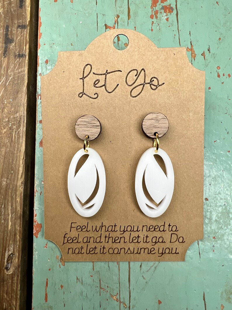 6 Post and Dangle Earring Sets With Earring Cards SVG File for Laser ...