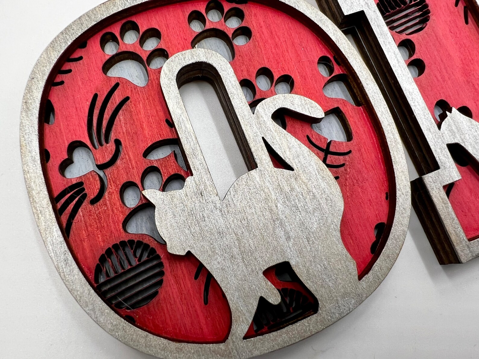 Cat Lover Alphabet SVG File for Laser Cutters Glowforge 3 - Etsy