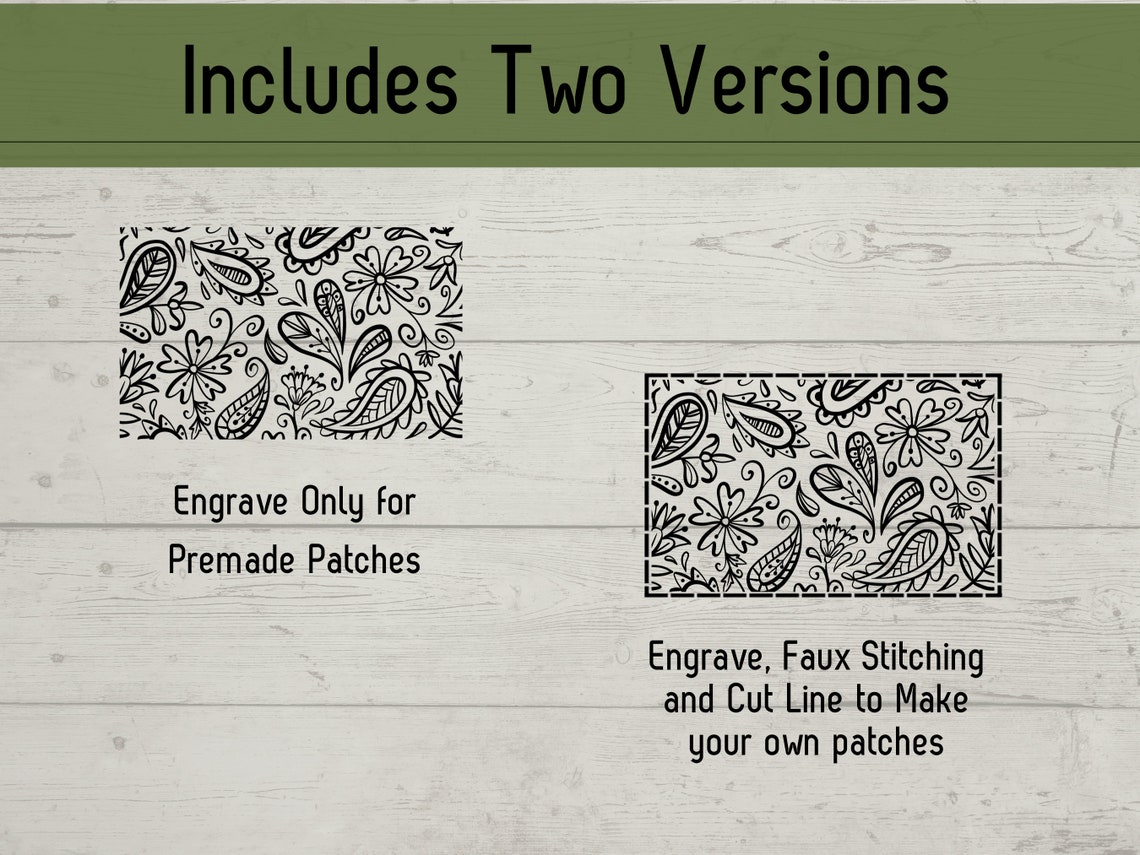 9 Hat Patch Patterns Design Bundle SVG File Laser, Engrave File for ...