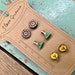 30 Stud Earrings With Earring Cards SVG File for Laser Cutters ...