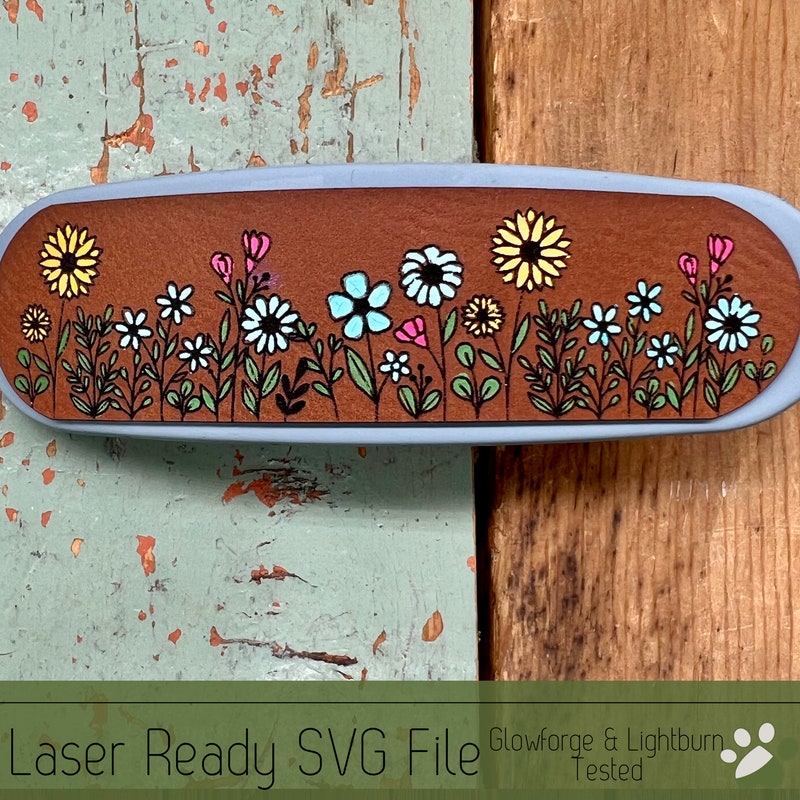 Flat Hair Clips Card - Etsy