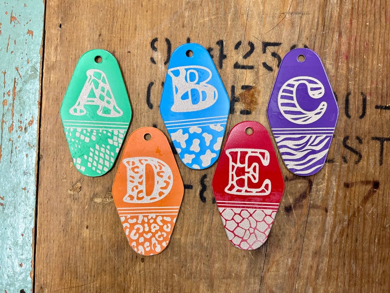 Hotel Keychain Monogram Bundle SVG File for Glowforge and Laser Cutters ...