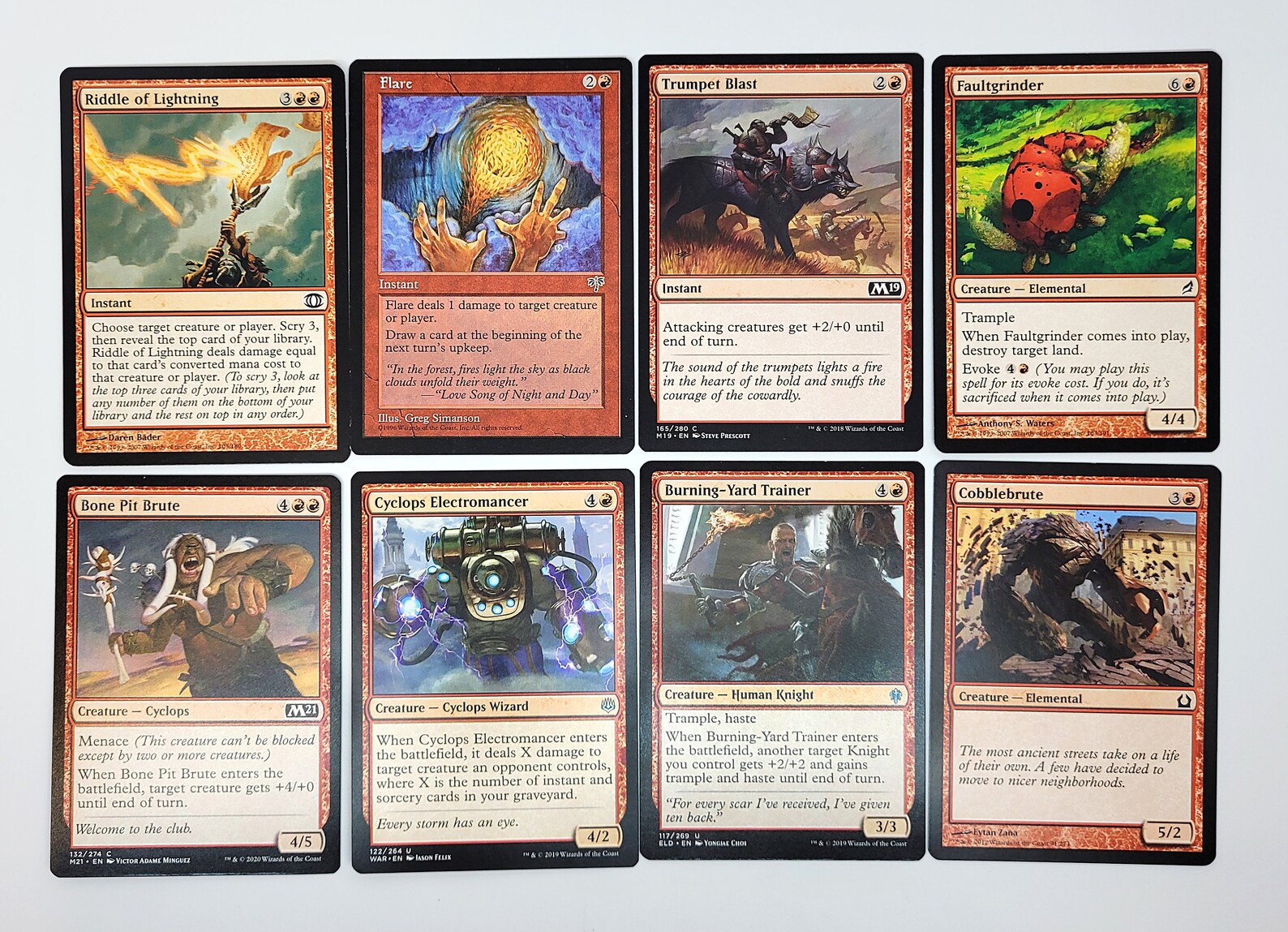 MTG Red Deck with Box Ready to Play Magic: The Gathering | Etsy