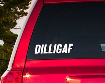 Dilligaf Decal - Etsy