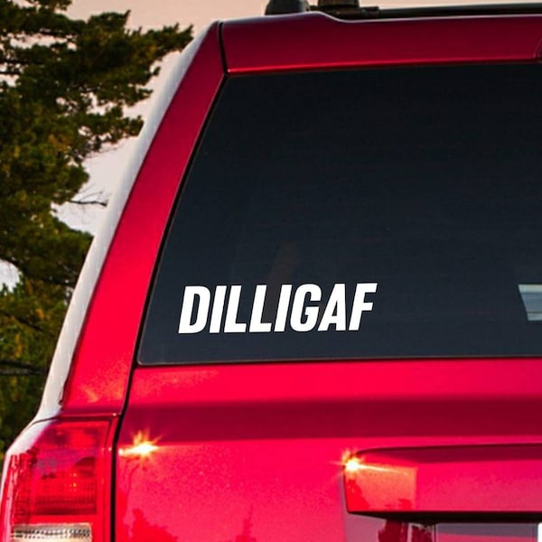 Dilligaf Decal - Etsy