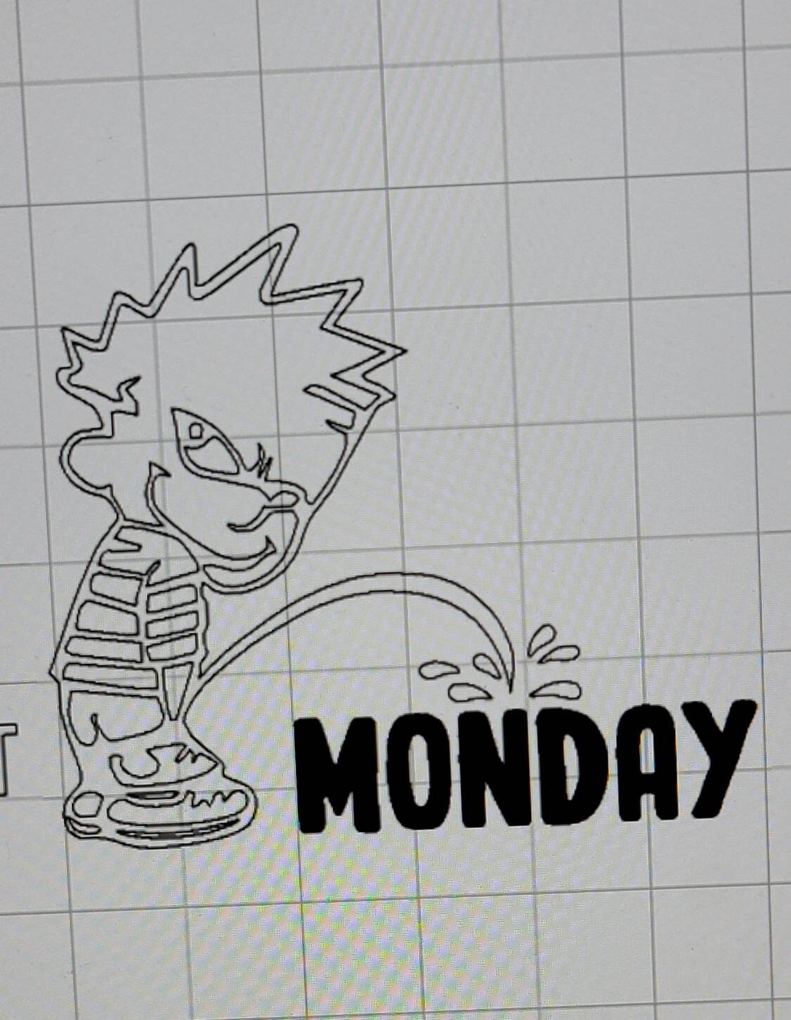 Calvin Cool Kid Peeing on Your Custom Text or Logo Vinyl Sticker Decal ...