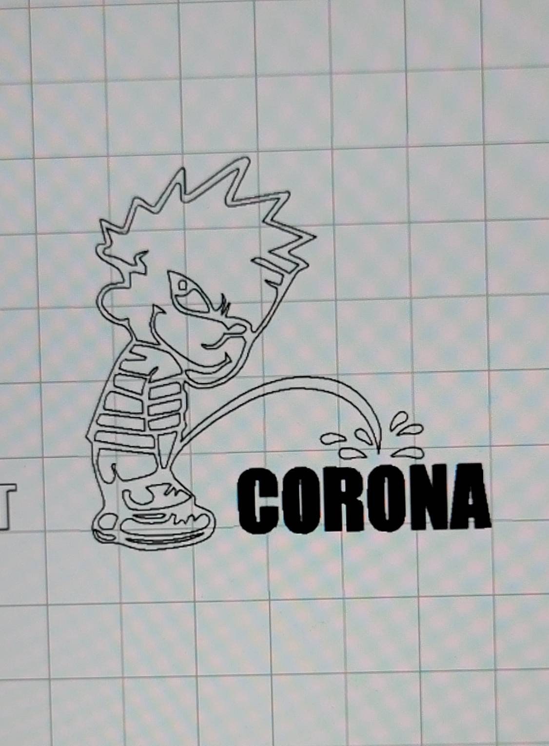 Calvin Cool Kid Peeing on Your Custom Text or Logo Vinyl Sticker Decal ...