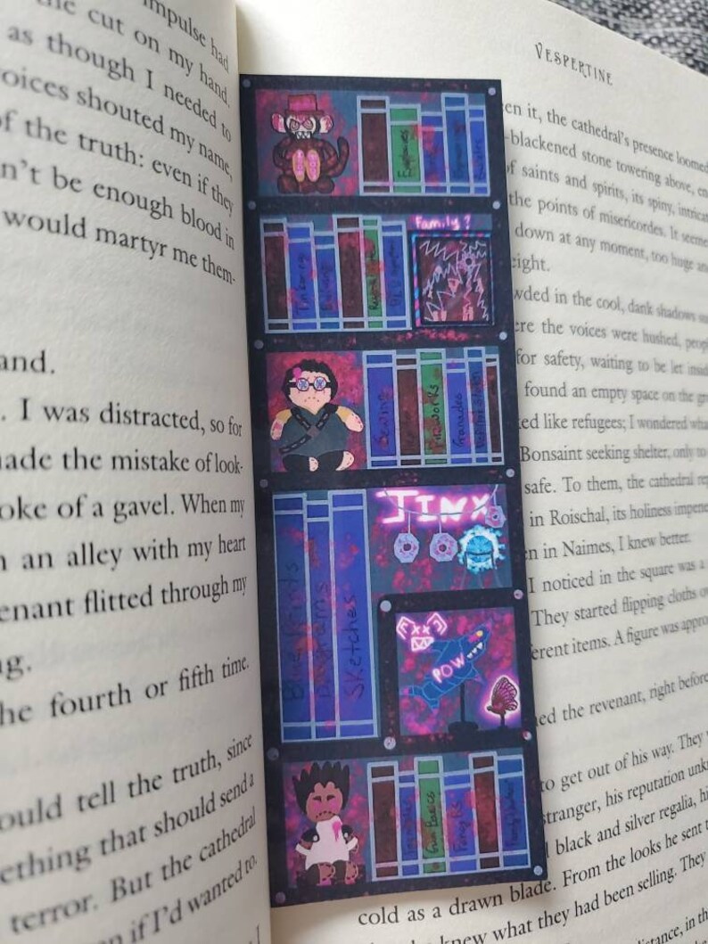 Jinx Bookshelf Bookmark, Arcane Powder Book Accessory - Etsy