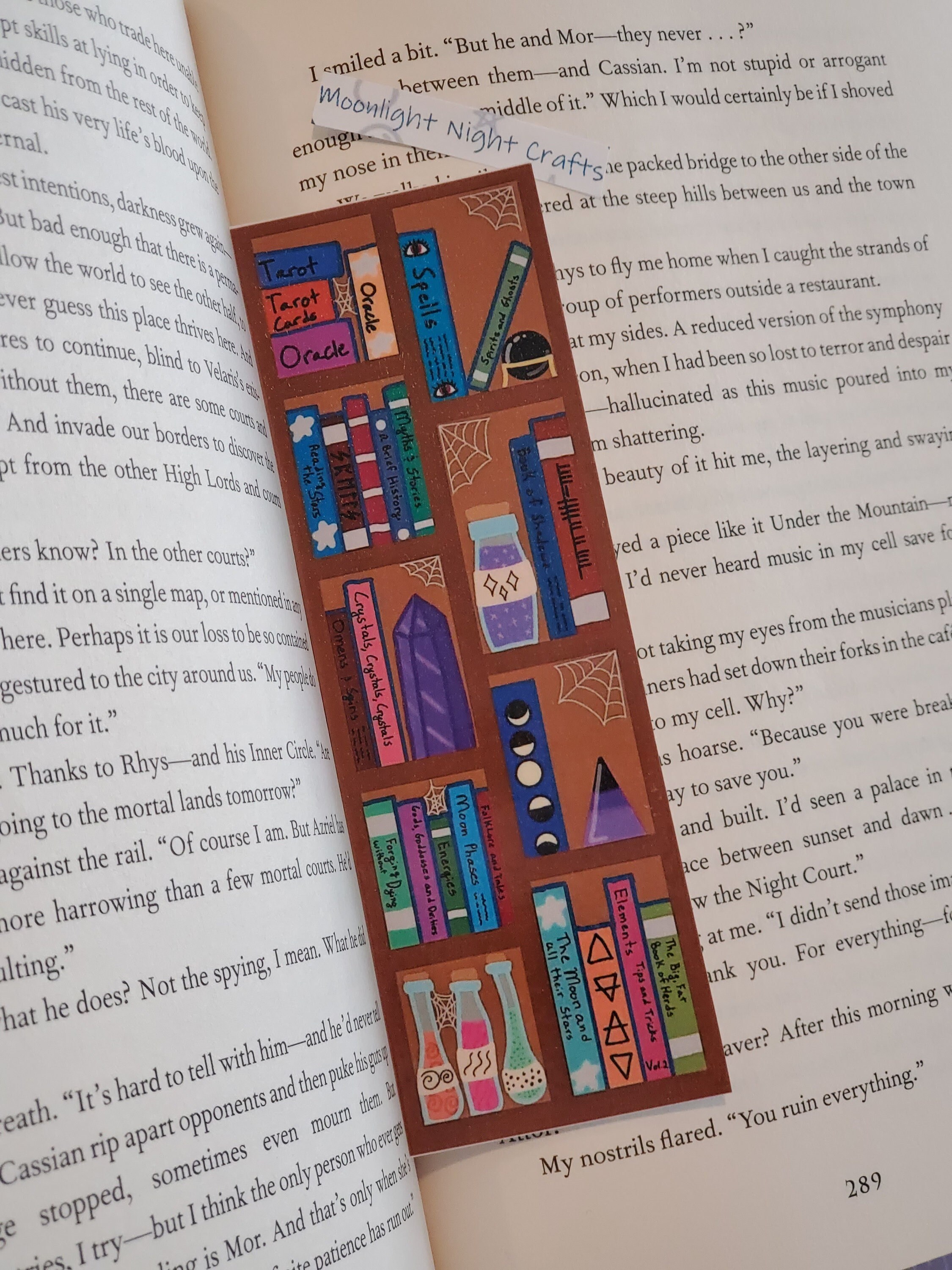 Haunted Bookshelf Spooky Bookcase Halloween Handmade Witchy - Etsy