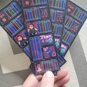 Jinx Bookshelf Bookmark Arcane Powder Book Accessory | Etsy