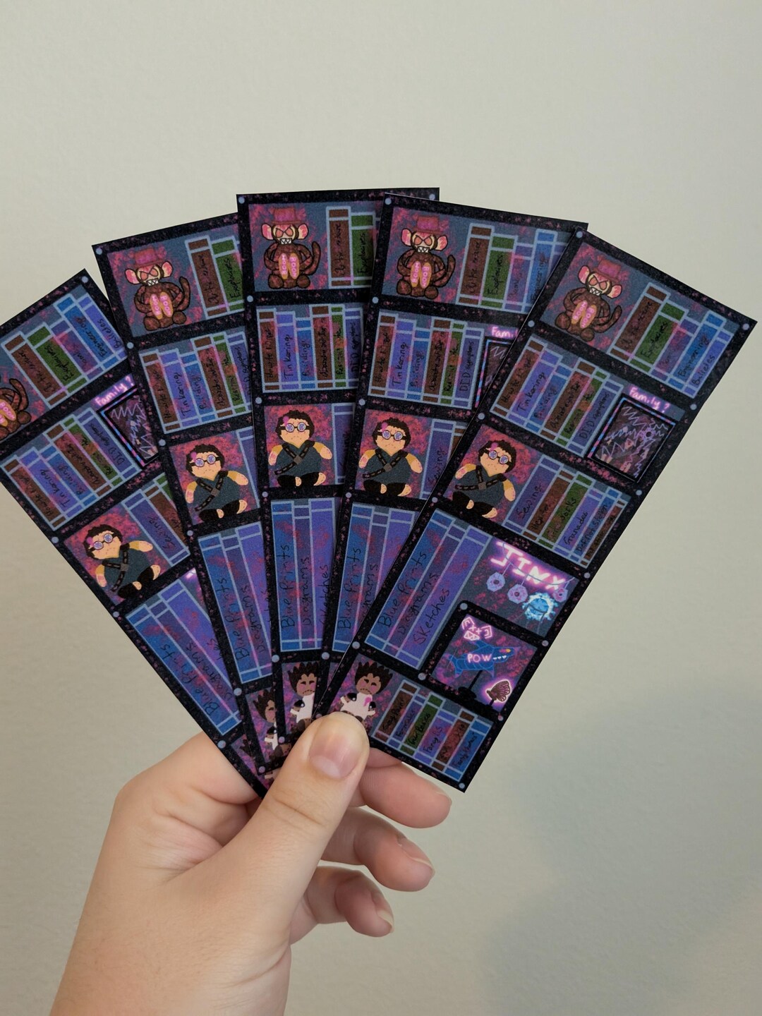 Jinx Bookshelf Bookmark, Arcane Powder Book Accessory - Etsy