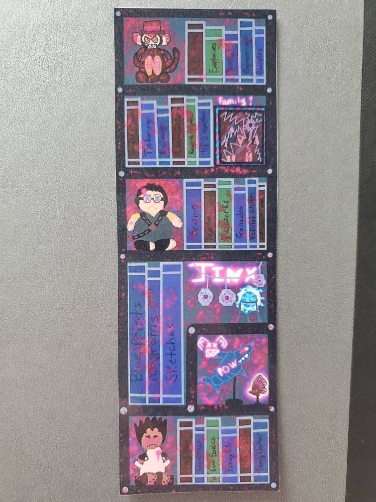 Jinx Bookshelf Bookmark, Arcane Powder Book Accessory - Etsy