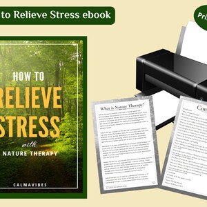 How to Relieve Stress With Nature Therapy Ebook | the Complete Guide to ...